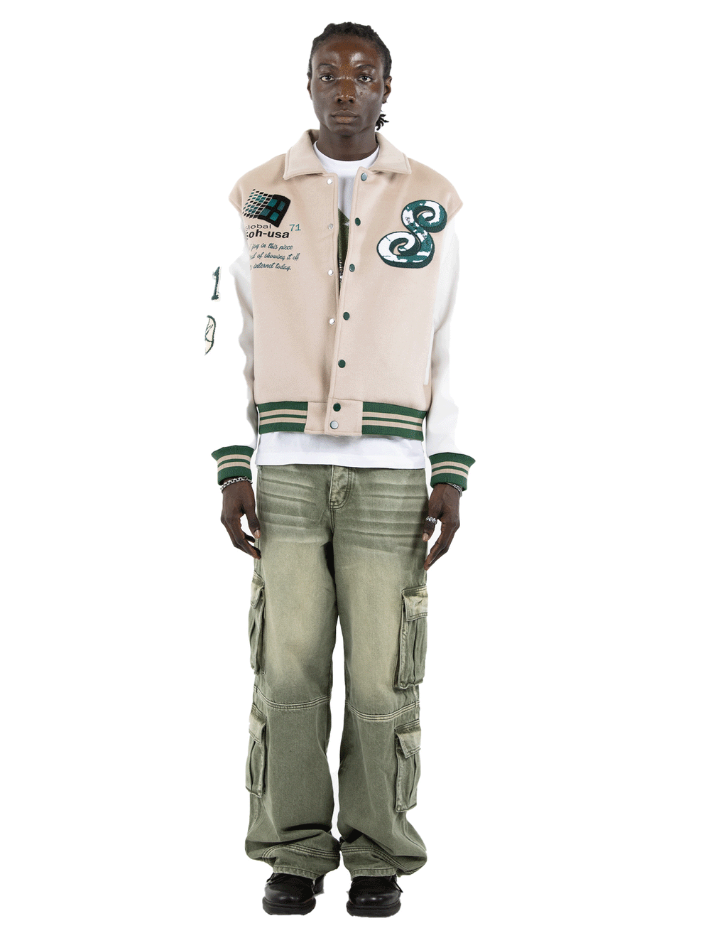 DIGITAL YOUTH - Letterman Jacket with inside lining – SOUTH OF HEAVEN®
